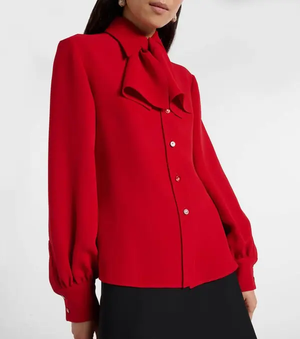 Valentino Garavani Cady Couture Blouse