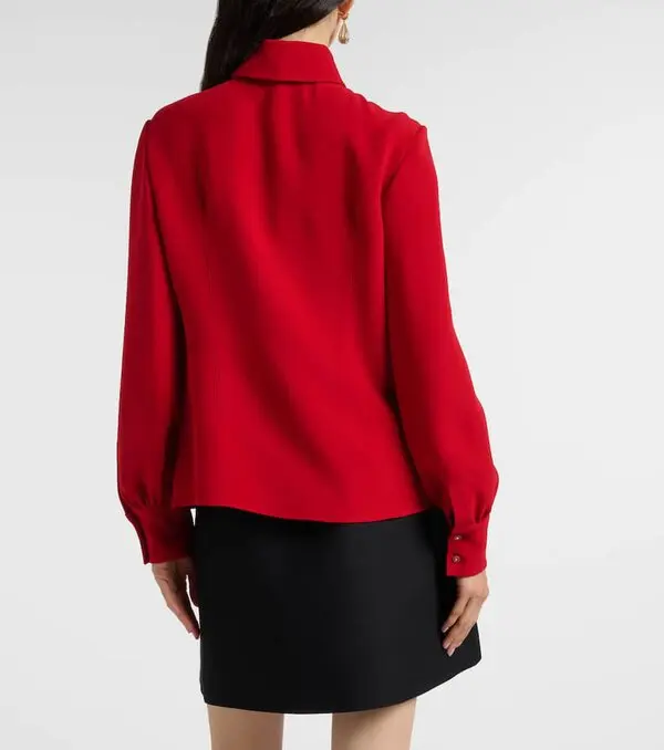 Valentino Garavani Cady Couture Blouse