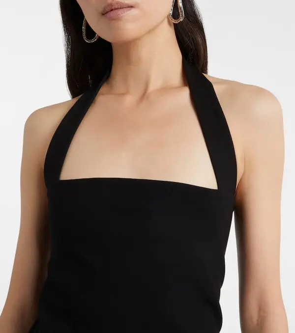 LESET Rio Halter Neck Cropped Top