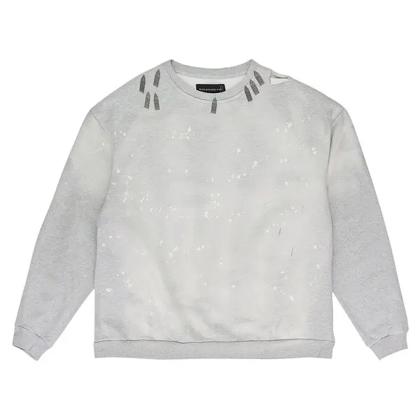 WHO DECIDES WAR Hardware Crewneck Sweatshirt - Silver