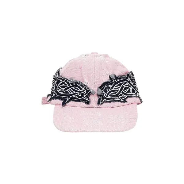 WHO DECIDES WAR BY EV BRAVADO Crown Of Thorns Baseball Cap - Pink