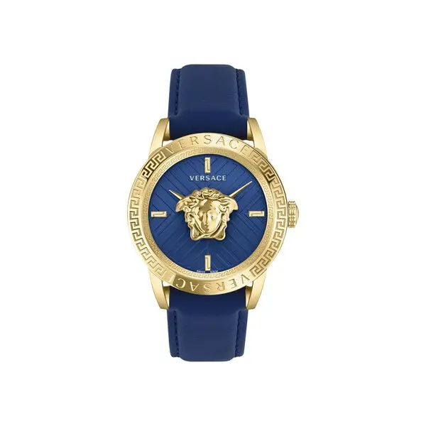 Versace V Code Strap Watch - Gold