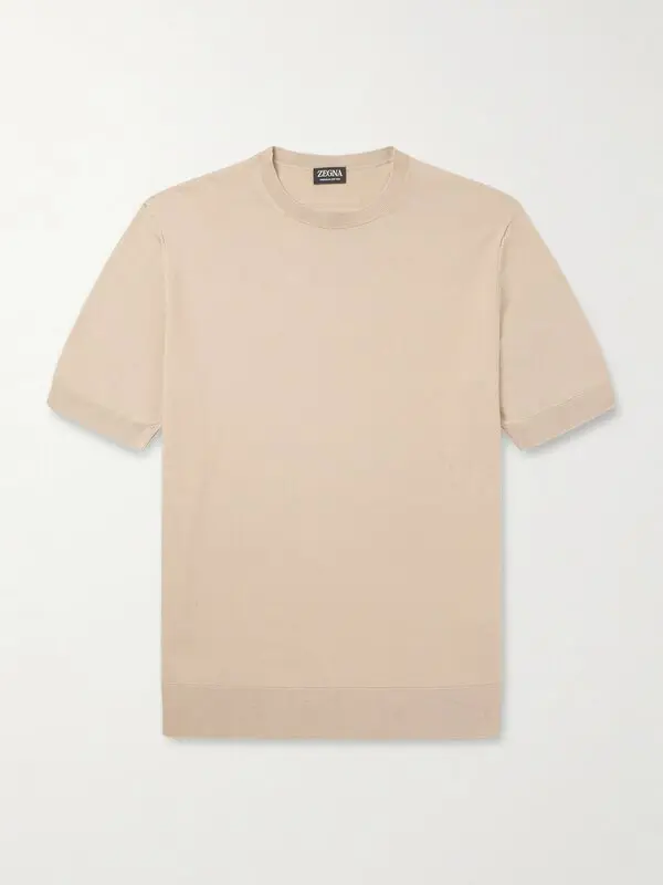 Zegna Cotton T-shirt - Brown