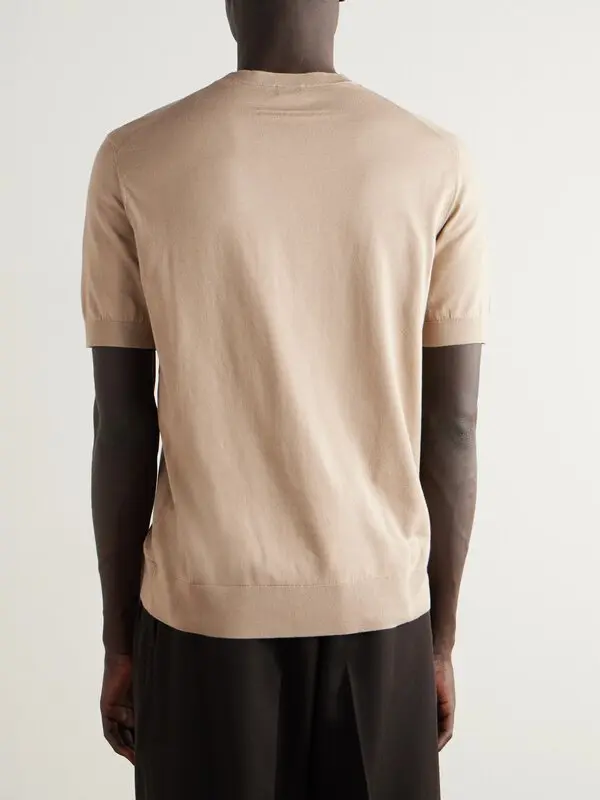 Zegna Cotton T-shirt - Brown