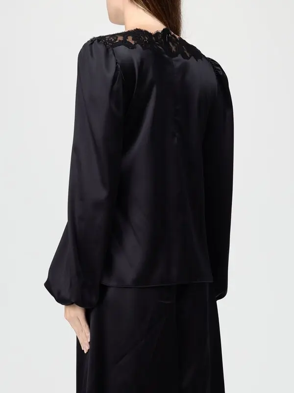 Dolce & Gabbana Lace-trimmed Long-sleeve Top