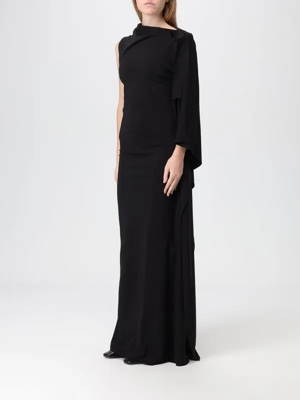 Sportmax Asymmetrical Draped Gown
