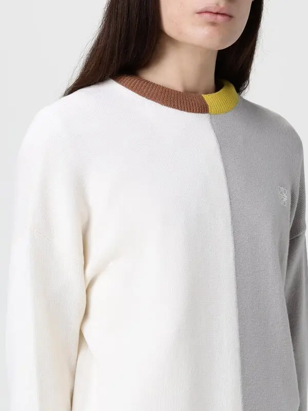 Loewe Colorblocked Knit Sweater - Yellow