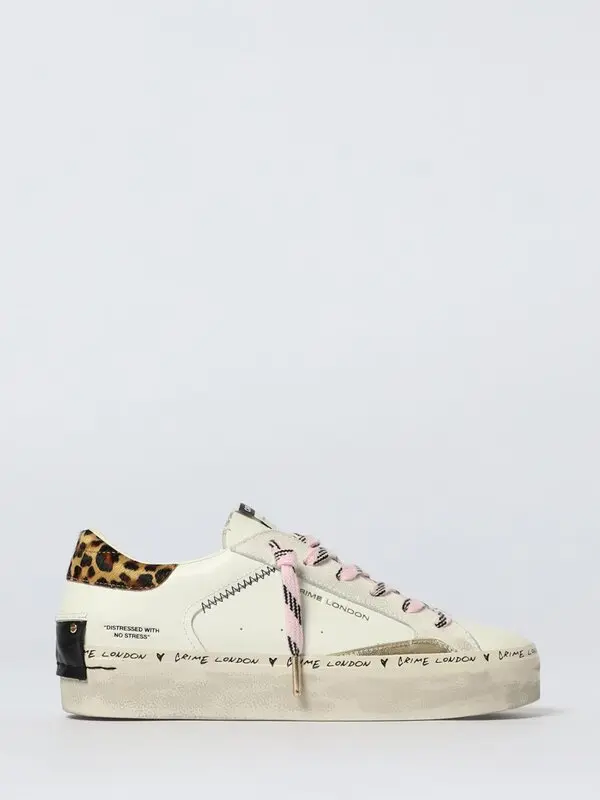 CRIME LONDON Low Top Sneakers - White