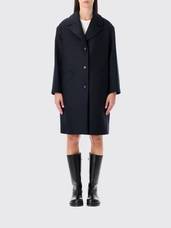 A.p.c. Single Breasted Coat - Blue