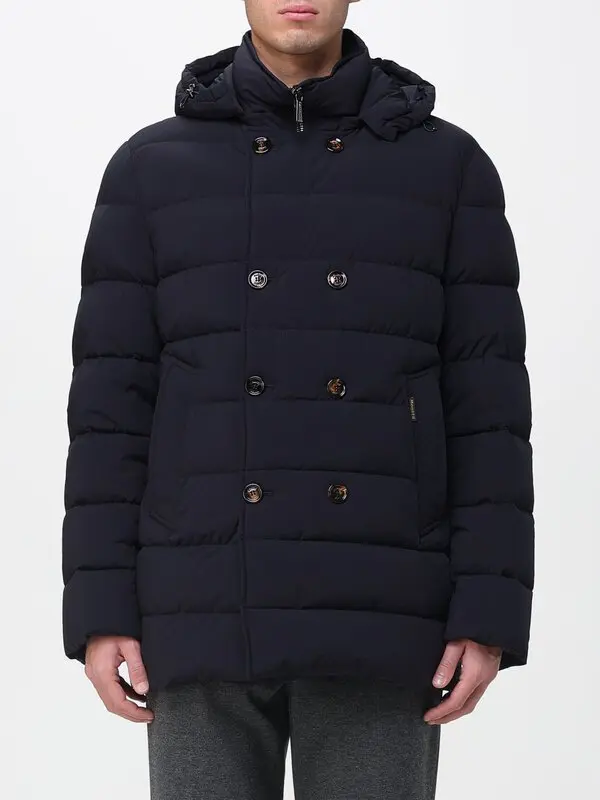 MOORER Padded Jacket - Blue