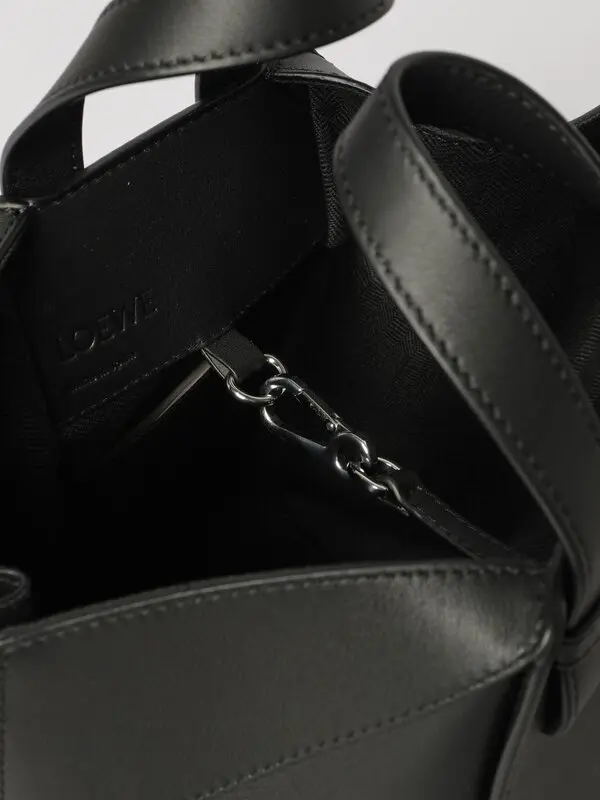 Loewe Hammock Mini Bag In Smooth Calfskin And Linen