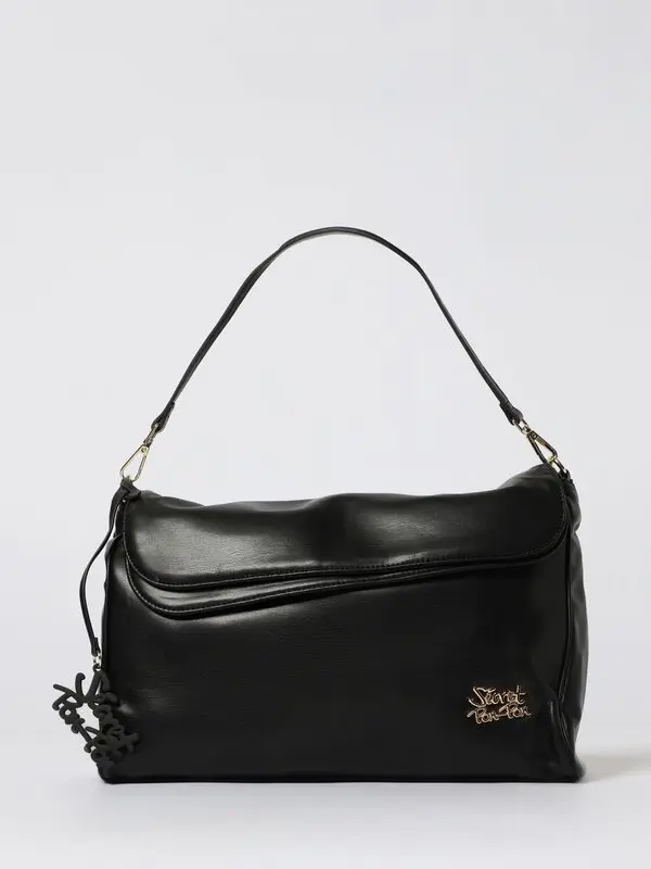 SECRET PON-PON Shoulder Bag - Black