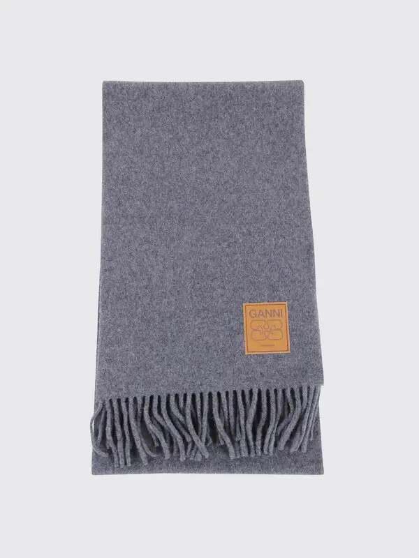 GANNI Scarf - Grey