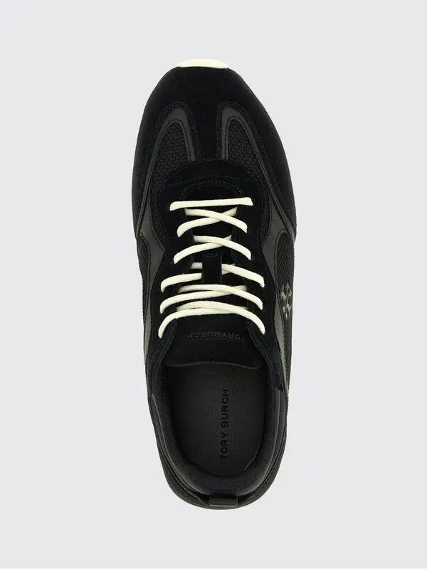 Tory Burch Lace Up Sneakers - Black