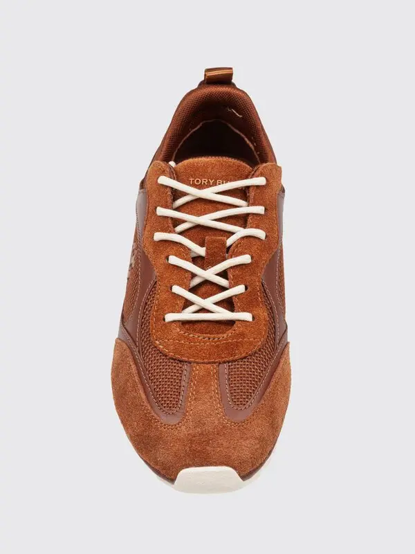 Tory Burch Lace Up Sneakers - Brown