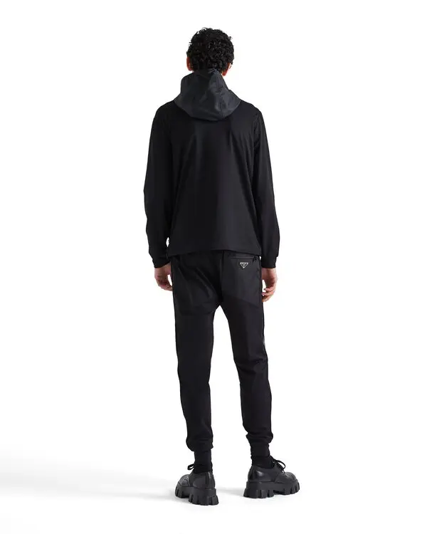 Prada Technical Cotton And Re-nylon Pant