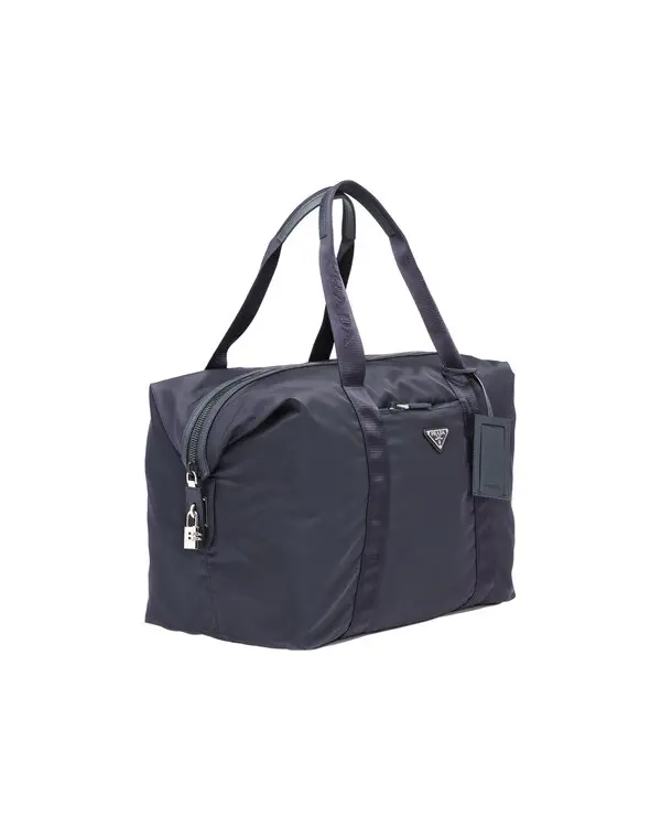 Prada Re-nylon And Saffiano Leather Duffle Bag
