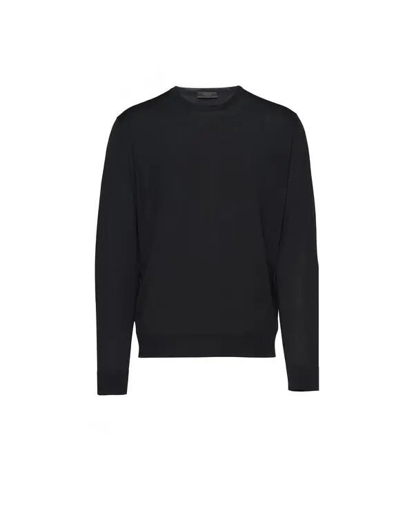 Prada Superfine Wool Crew-neck Sweater