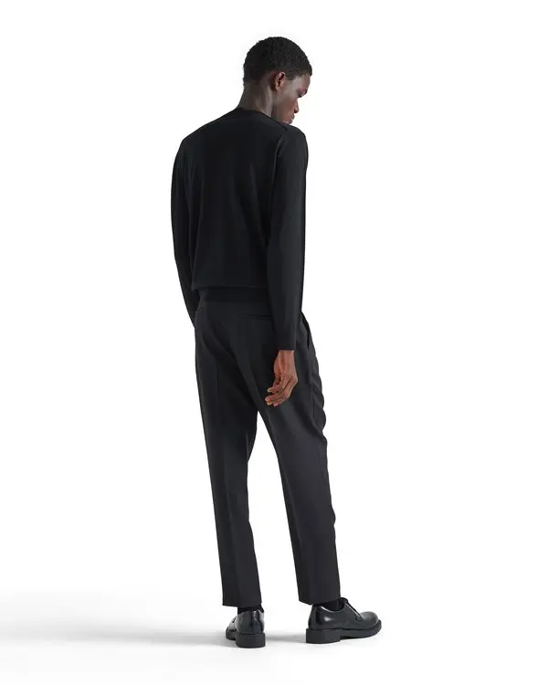 Prada Superfine Wool Crew-neck Sweater