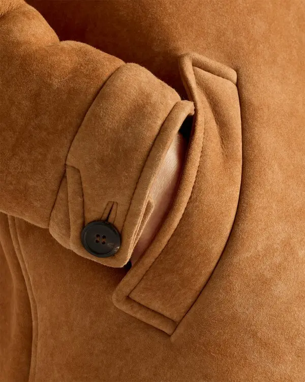 Prada Shearling Caban Jacket