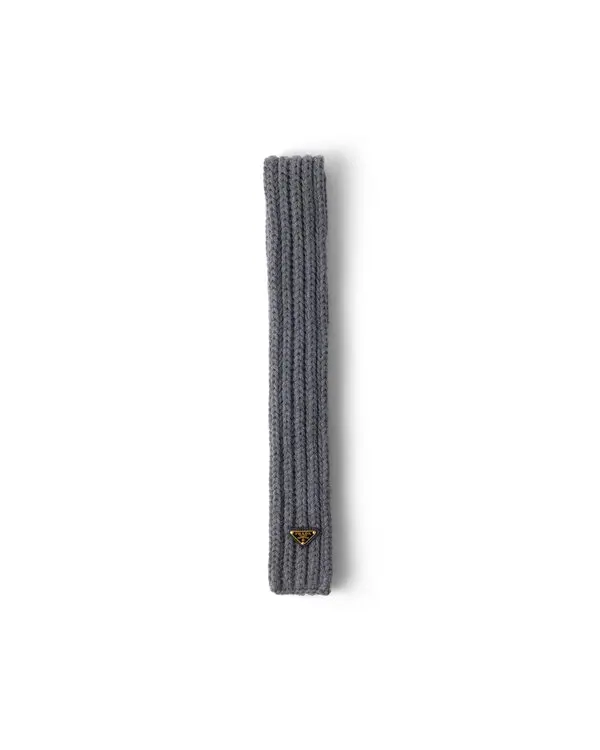 Prada Wool Scarf - Grey