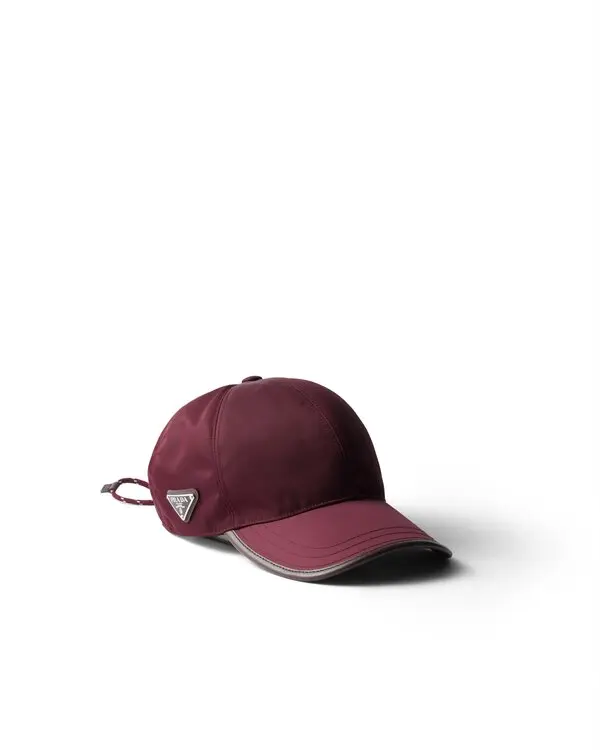 Prada Re-nylon Baseball Cap - Red