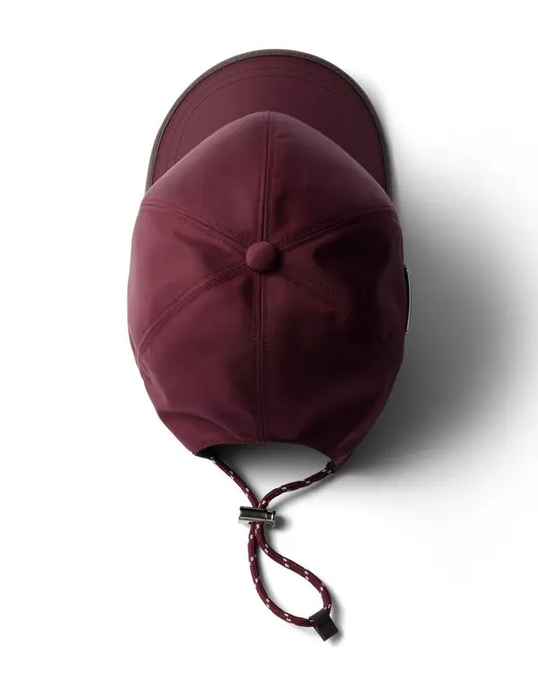 Prada Re-nylon Baseball Cap - Red