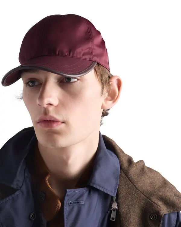 Prada Re-nylon Baseball Cap - Red