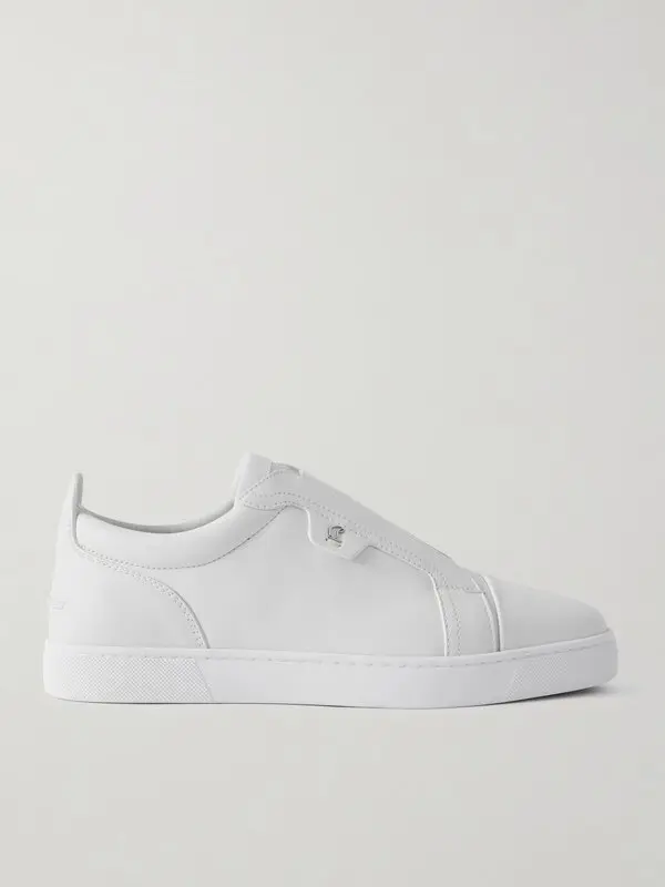 CHRISTIAN LOUBOUTIN St Louis Leather Sneakers - White