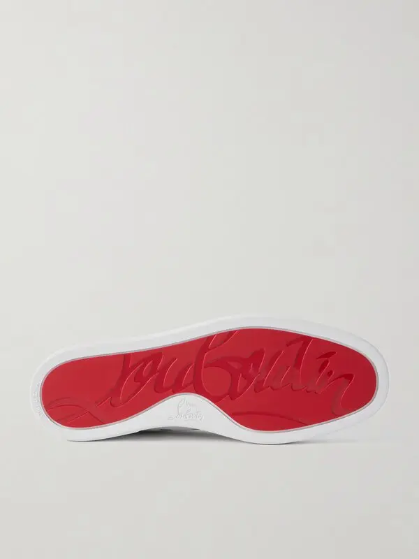 CHRISTIAN LOUBOUTIN St Louis Leather Sneakers - White