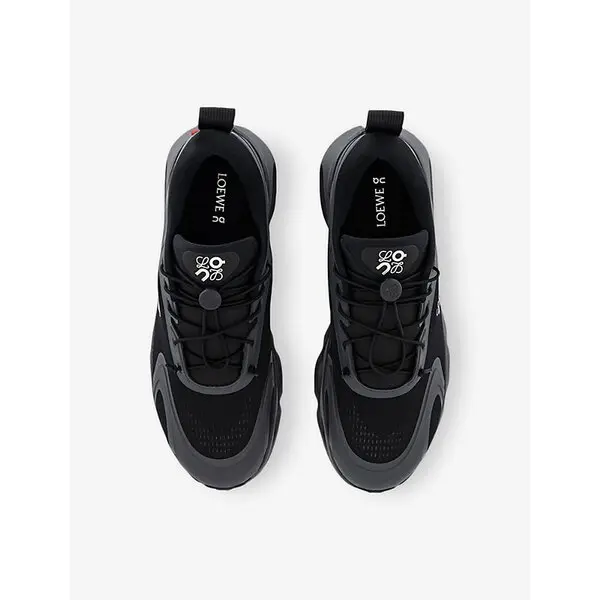 Loewe X On Cloudsolo Woven Trainers - Black
