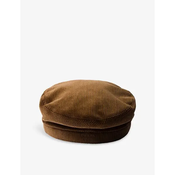Prada Corduroy Cap - Brown