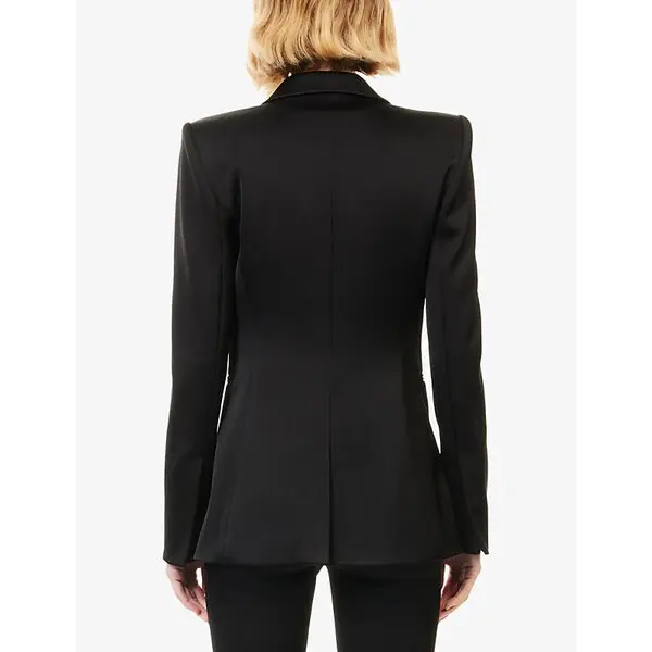 Galvan Sculpted Single-breasted Woven Blazer