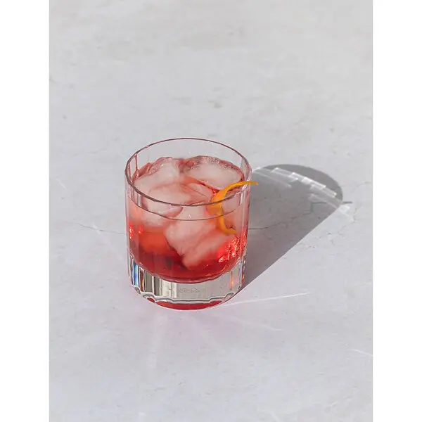 RICHARD BRENDON Fluted Single Old Fashioned Glass Tumbler - Clear