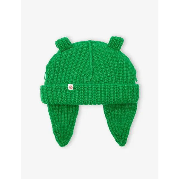 CHARLES JEFFREY LOVERBOY Rabbit Logo Beanie - Green