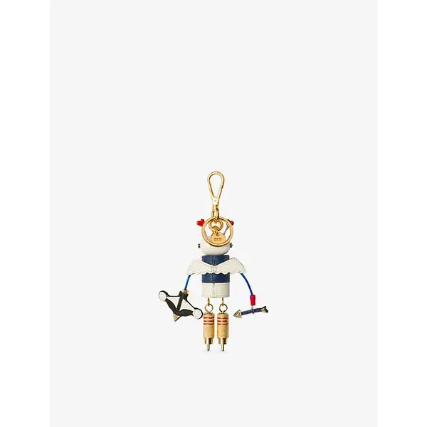 Prada Robot Brass Bag Charm