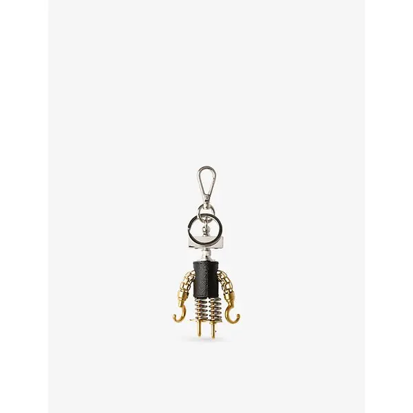 Prada Robot Saffiano Leather Bag Charm