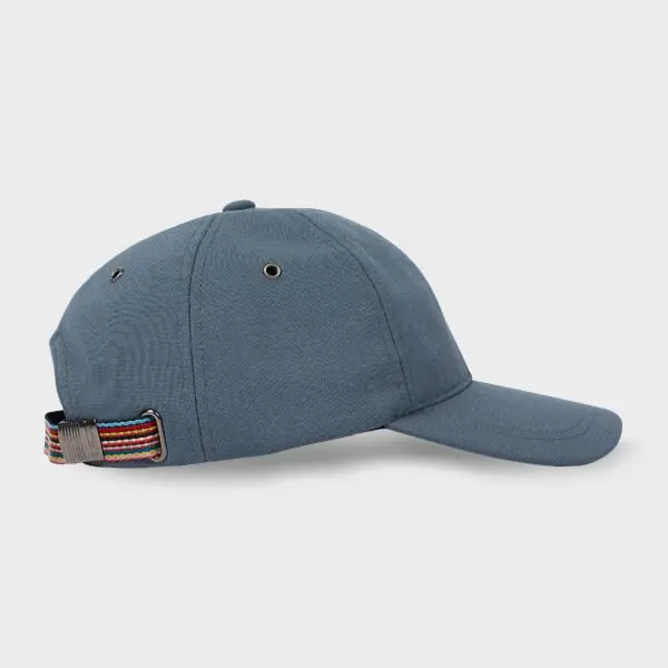 Paul Smith Virgin Wool Baseball Cap - Blue