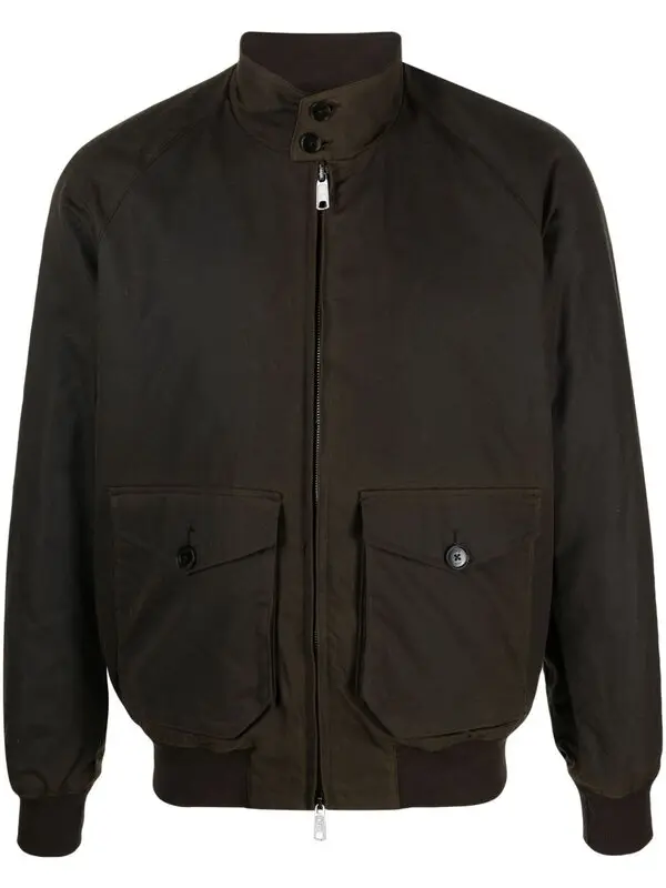 BARACUTA Waxed Jacket - Green