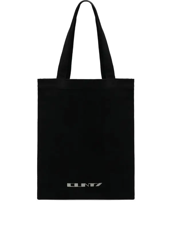Rick Owens Fabric Shopper Bag - Black