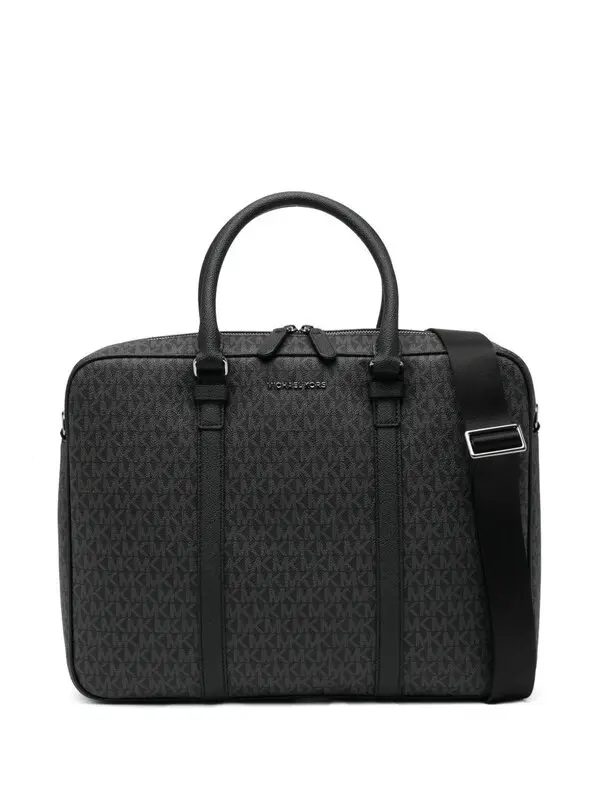 Michael Kors Hand Briefcase With Logo - Black
