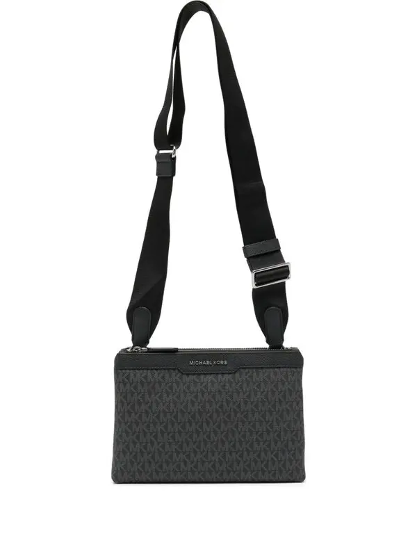 Michael Kors Logo Crossbody Bag - Black