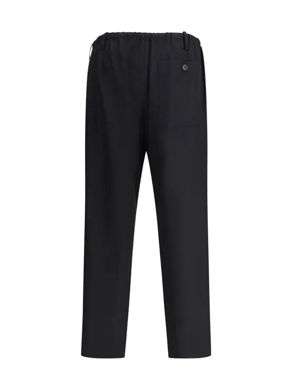Dries Van Noten Penny Wool Trousers - Black