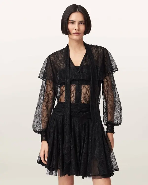 ALLSAINTS Athena Lace Shirt