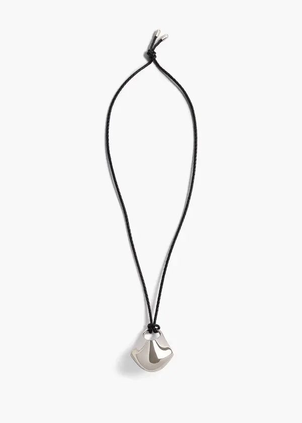 Khaite Medium Lotus Pendant Necklace - Silver
