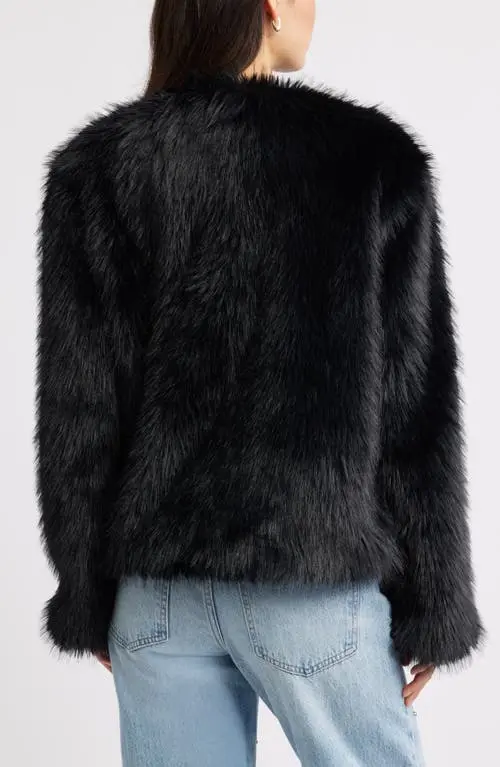 OPEN EDIT Faux Fur Jacket