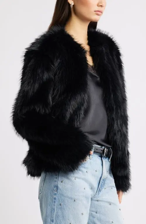 OPEN EDIT Faux Fur Jacket