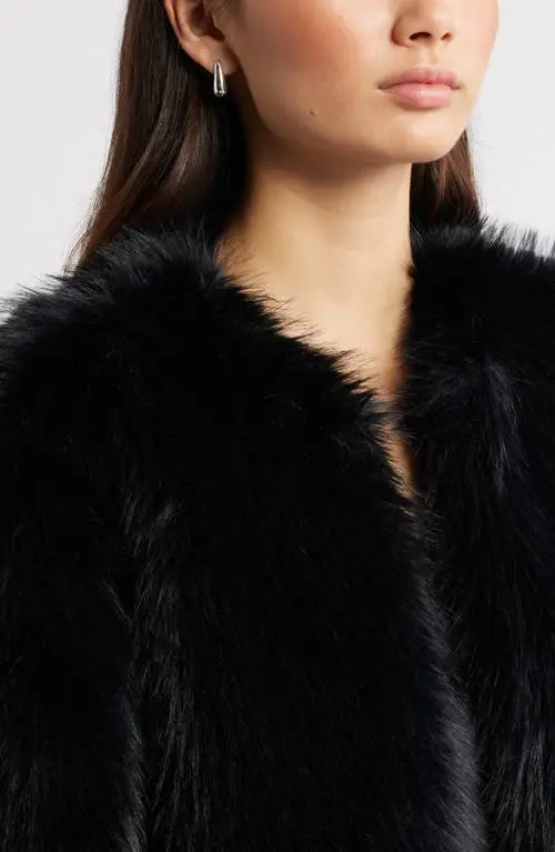 OPEN EDIT Faux Fur Jacket
