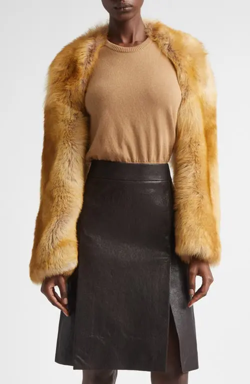 FERRAGAMO Shearling Bolero