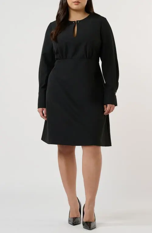ESTELLE Long Sleeve Mini Dress